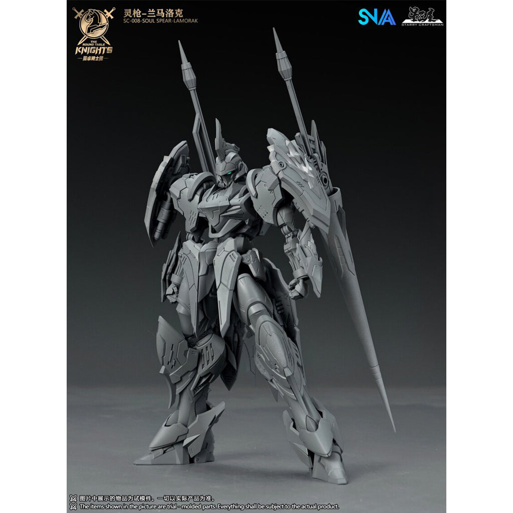 SNAA The Round Table Knights SC-008 Soul-Spear-Lamorak 1/144 Scale Ass