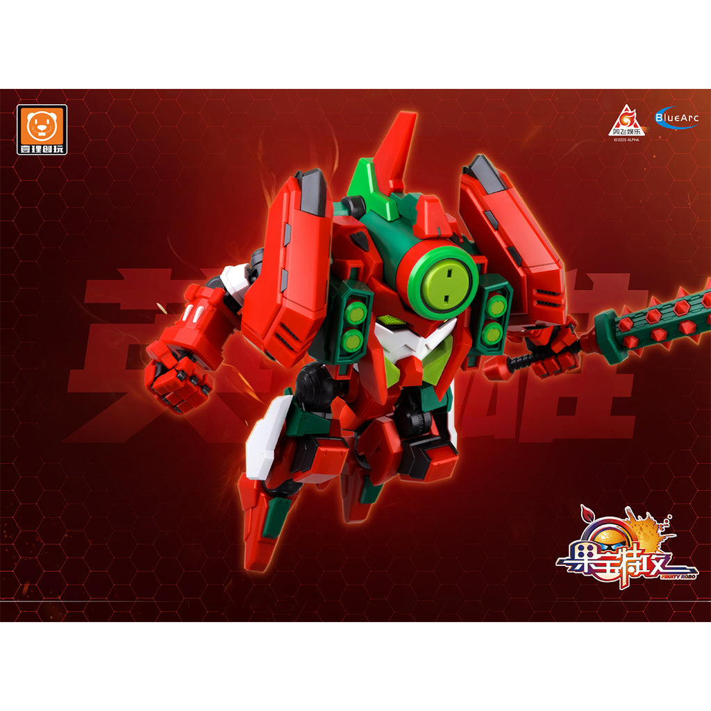 Yili Chuangwan FRUITY ROBO FR-M02 Melon Guardian Animation Assembly Mo