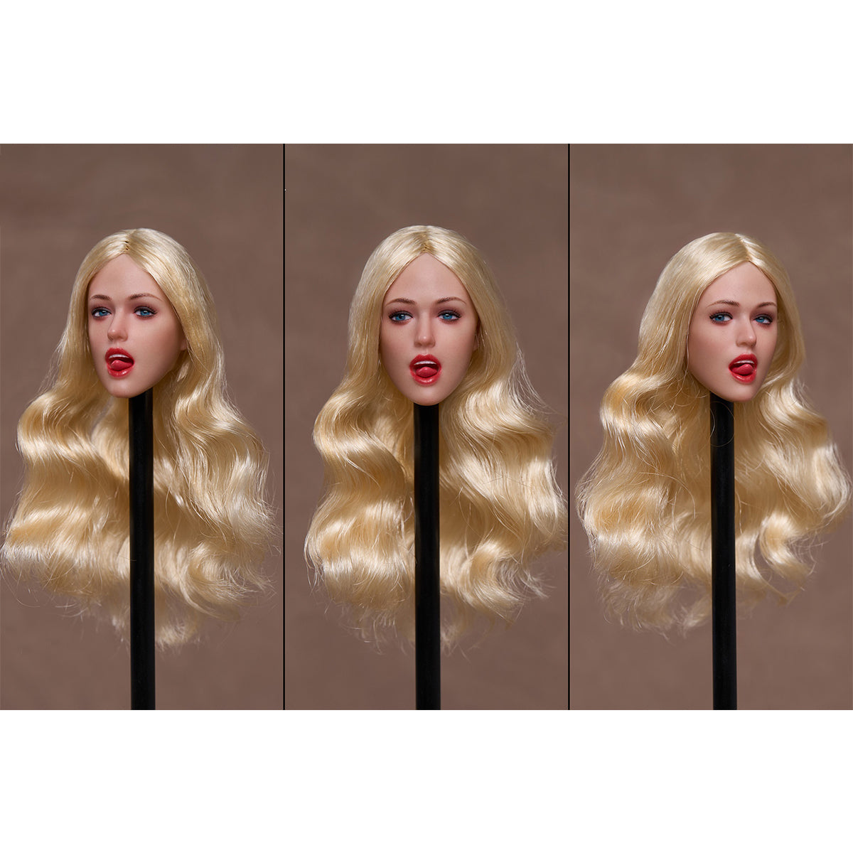 Z6TOYS, Sexy Expression Movable Eyes Female Head Sculpt, For 12 Inches
