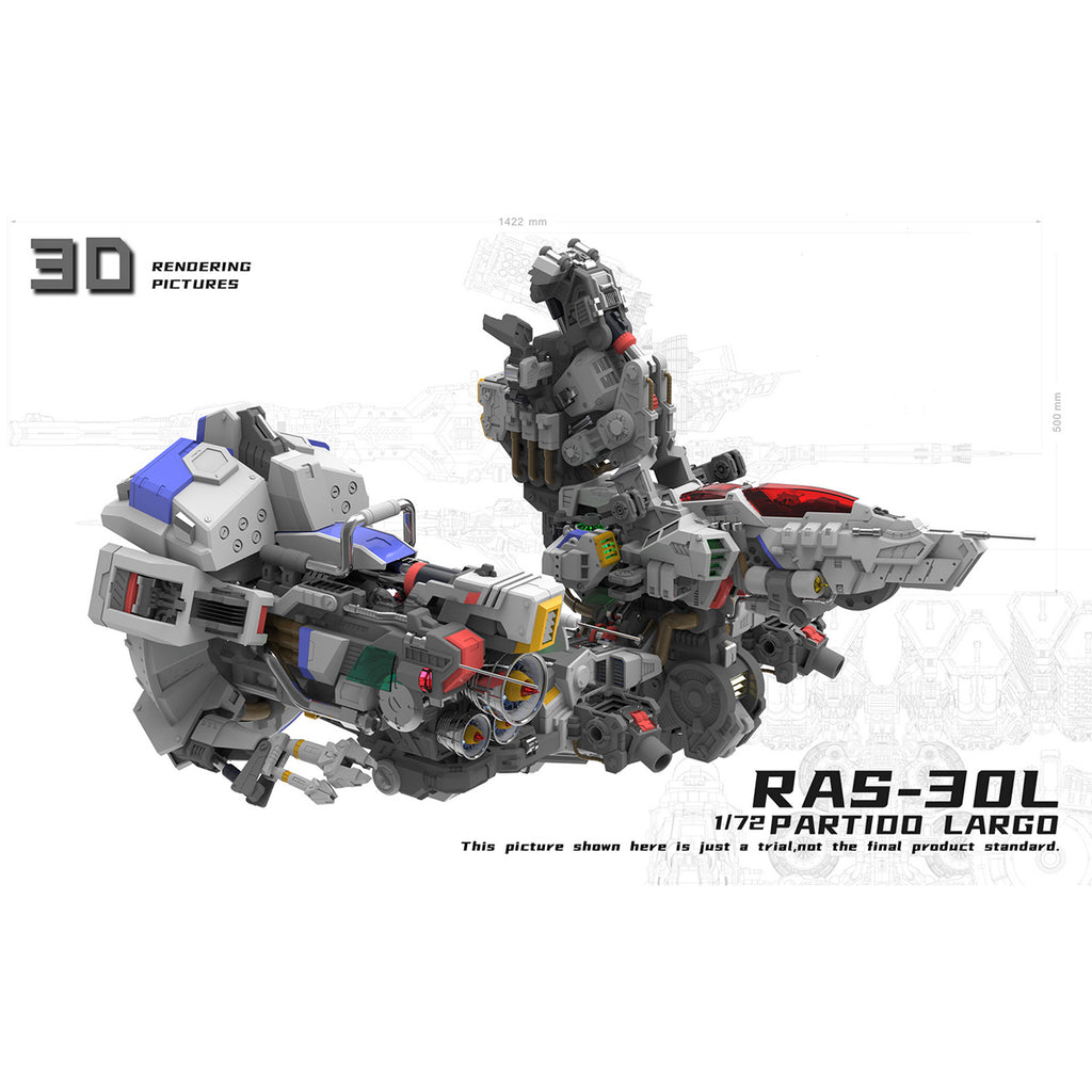 Rodmax Partido Largo Blue Color Assembly Model Kits