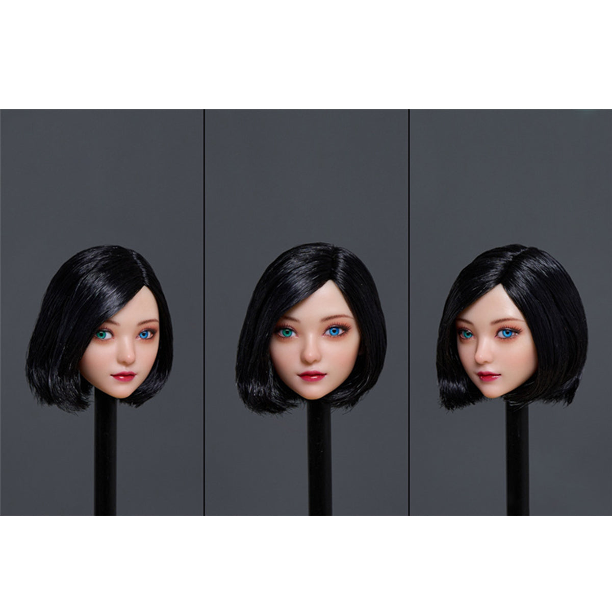 Z6TOYS Heterochromatic Movable Eyes Female Head Sculpt Lele For Action
