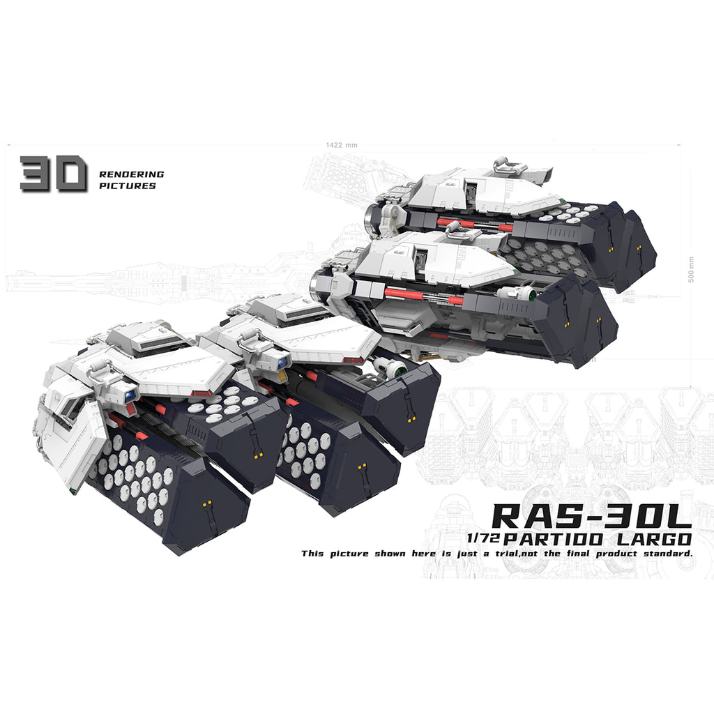 Rodmax Partido Largo Blue Color Assembly Model Kits