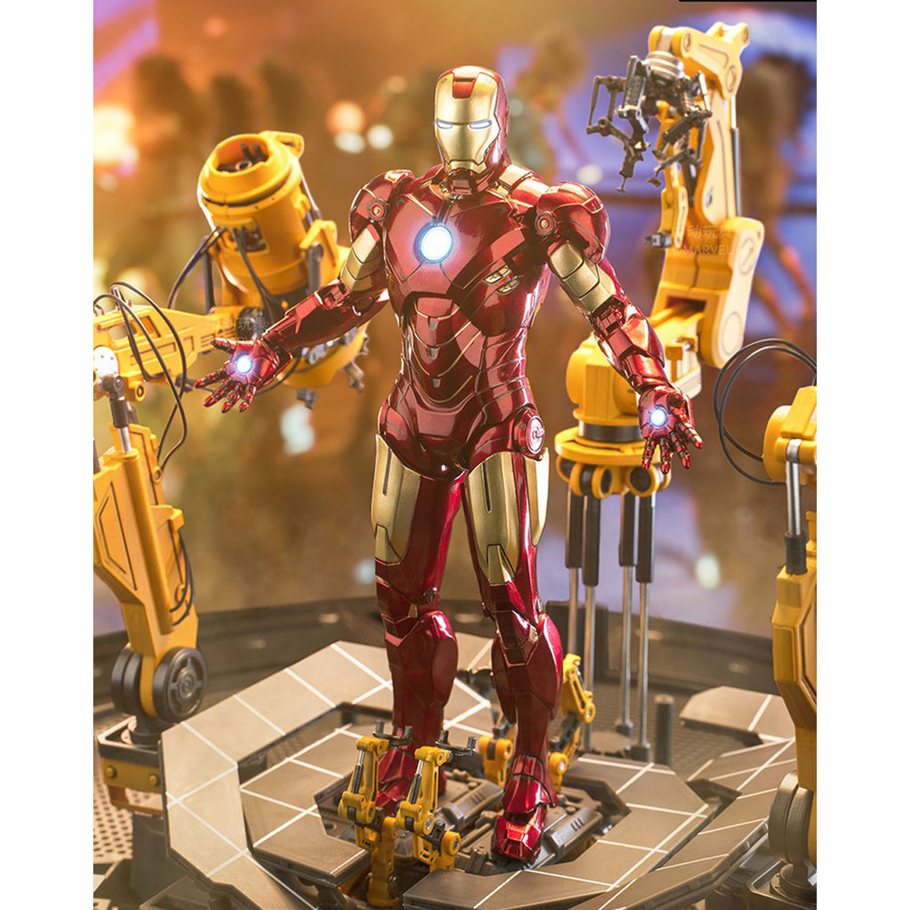ZD Toys Anniversary Series Iron Man MK4 Armor Dismantling Platform Set