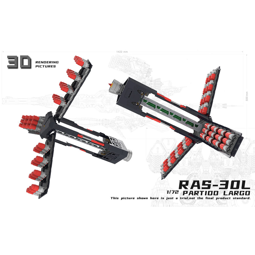 Rodmax Partido Largo Blue Color Assembly Model Kits