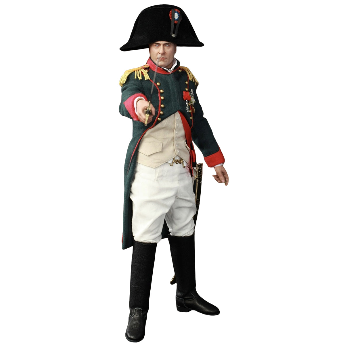 DID Costume Set For Napoleon Green Color of Action Figures